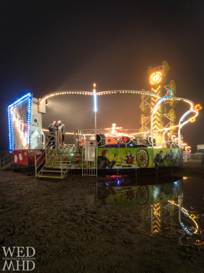 Foggy Night at the Marblehead Carnival - Marblehead, MA